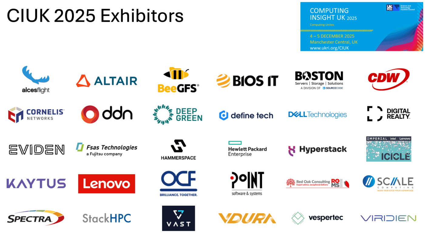 CIUK 2025 - Scientific Computing, Science and Technology Facilities ...